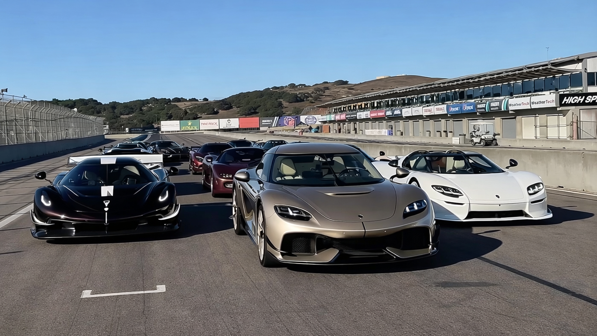 Exclusive Koenigsegg track day in California
