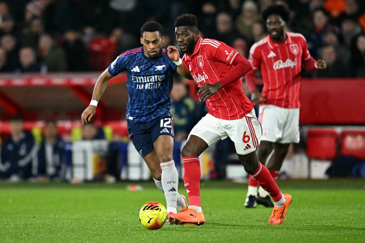 Nottingham Forest 0-0 Arsenal: Martinelli misses great chance - Live