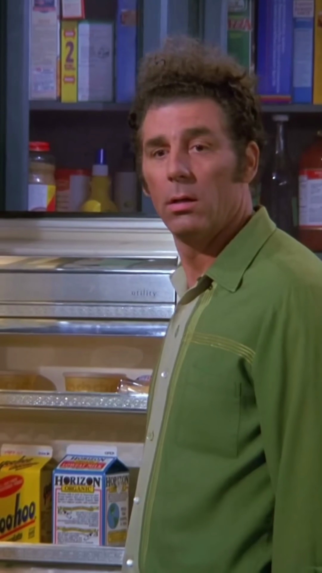 Jerry tries to get angry on Seinfeld and Kramer's not buying it