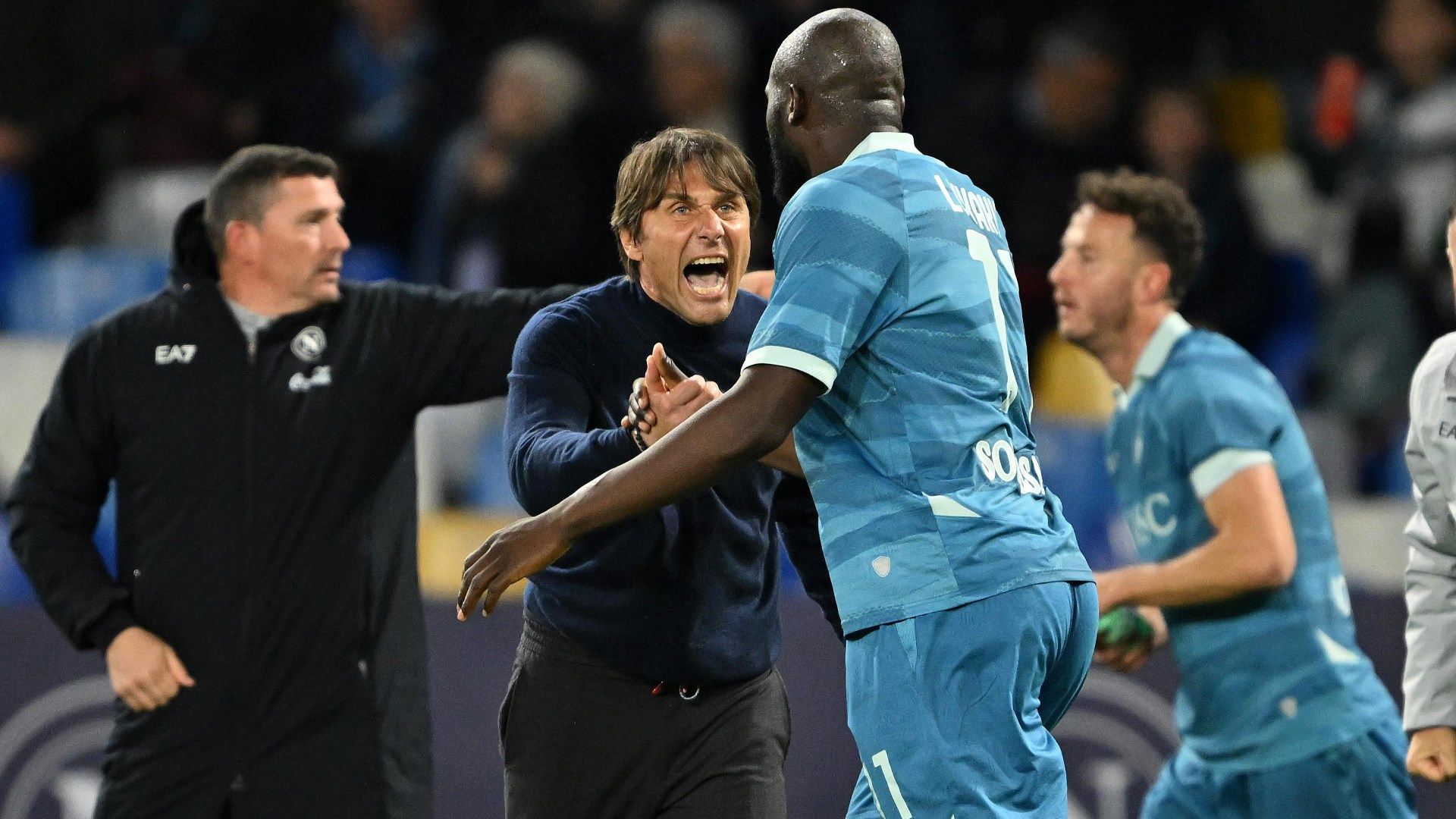 Napoli, Conte: "Lukaku? Non ho notizie, chiedetele ai medici. Neres non ...