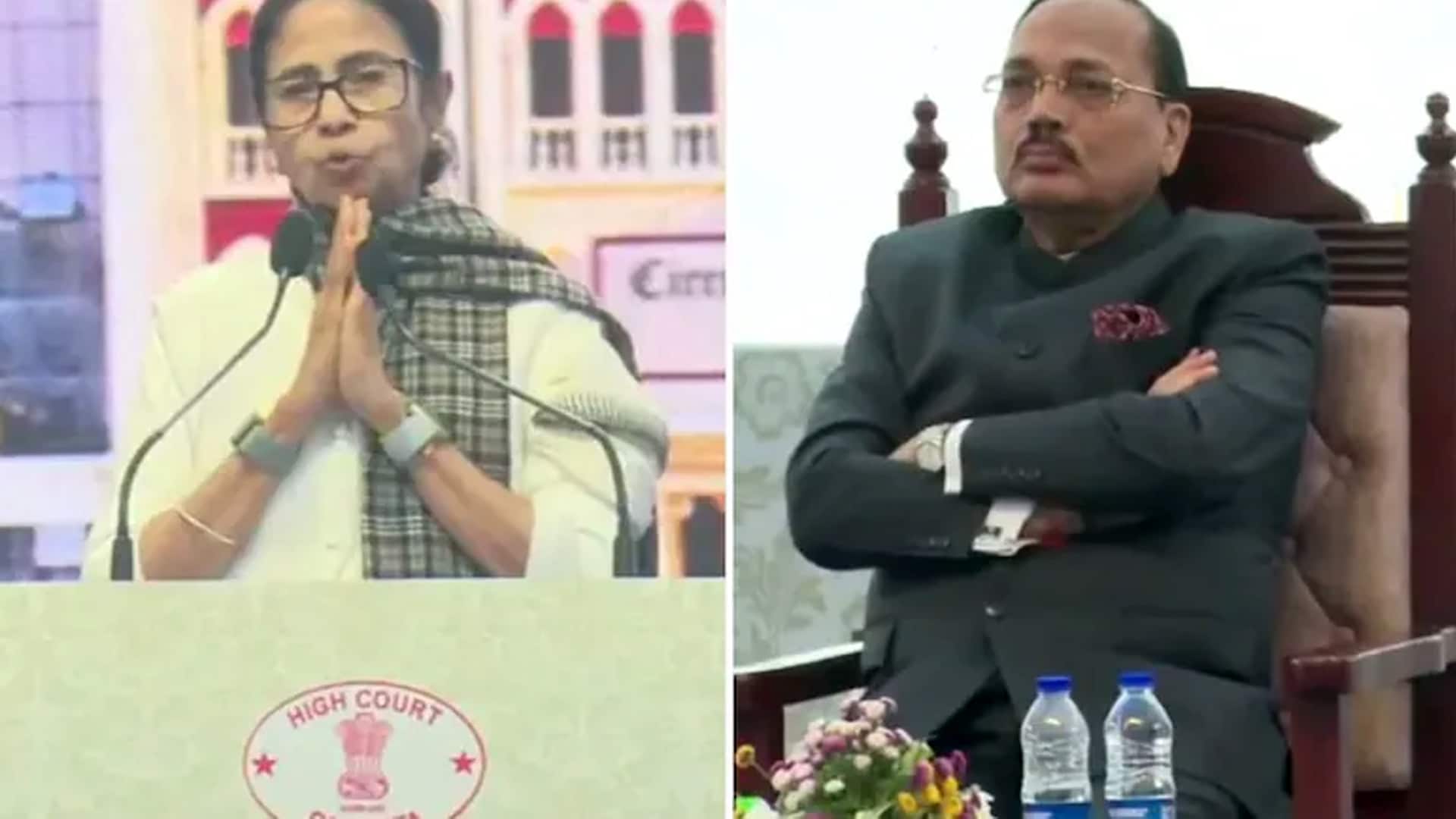 Chief justice on stage, Mamata Banerjee's 'protect from agencies' appeal
