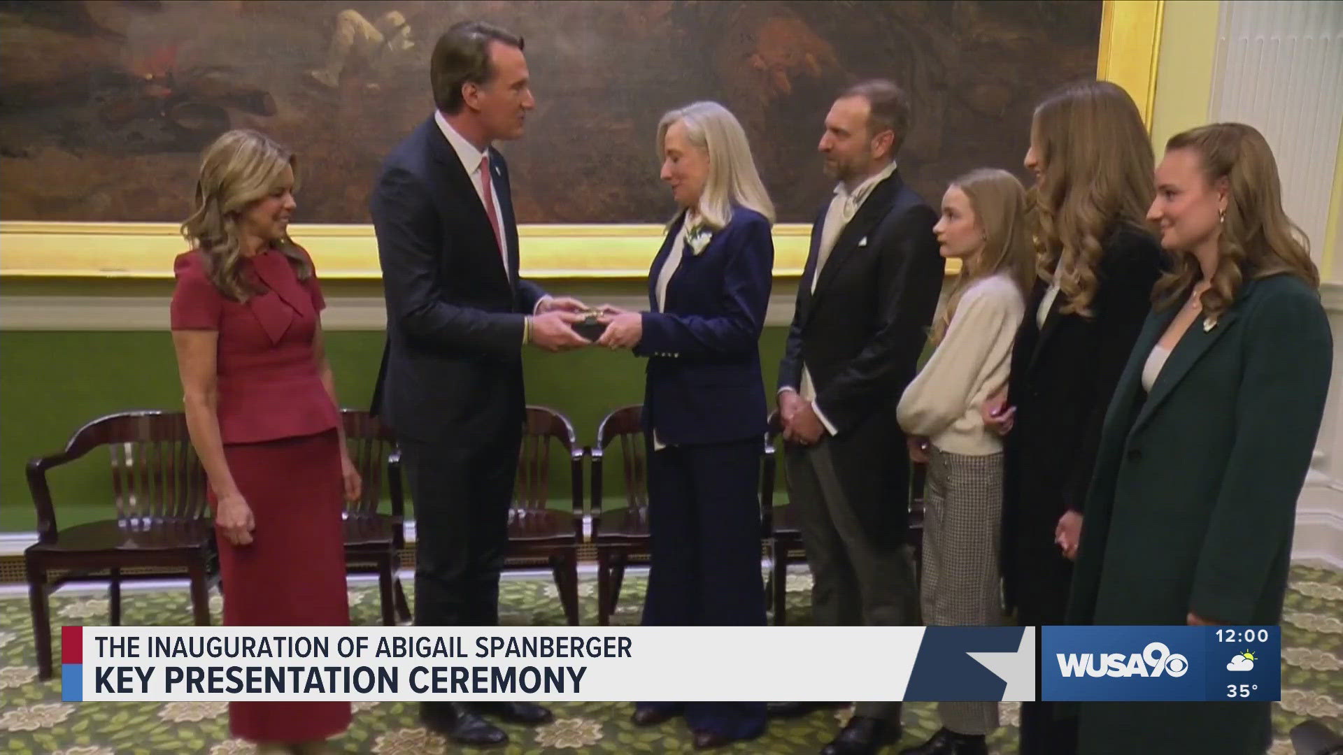 Spanberger inauguration moment: why the key exchange looked different ...