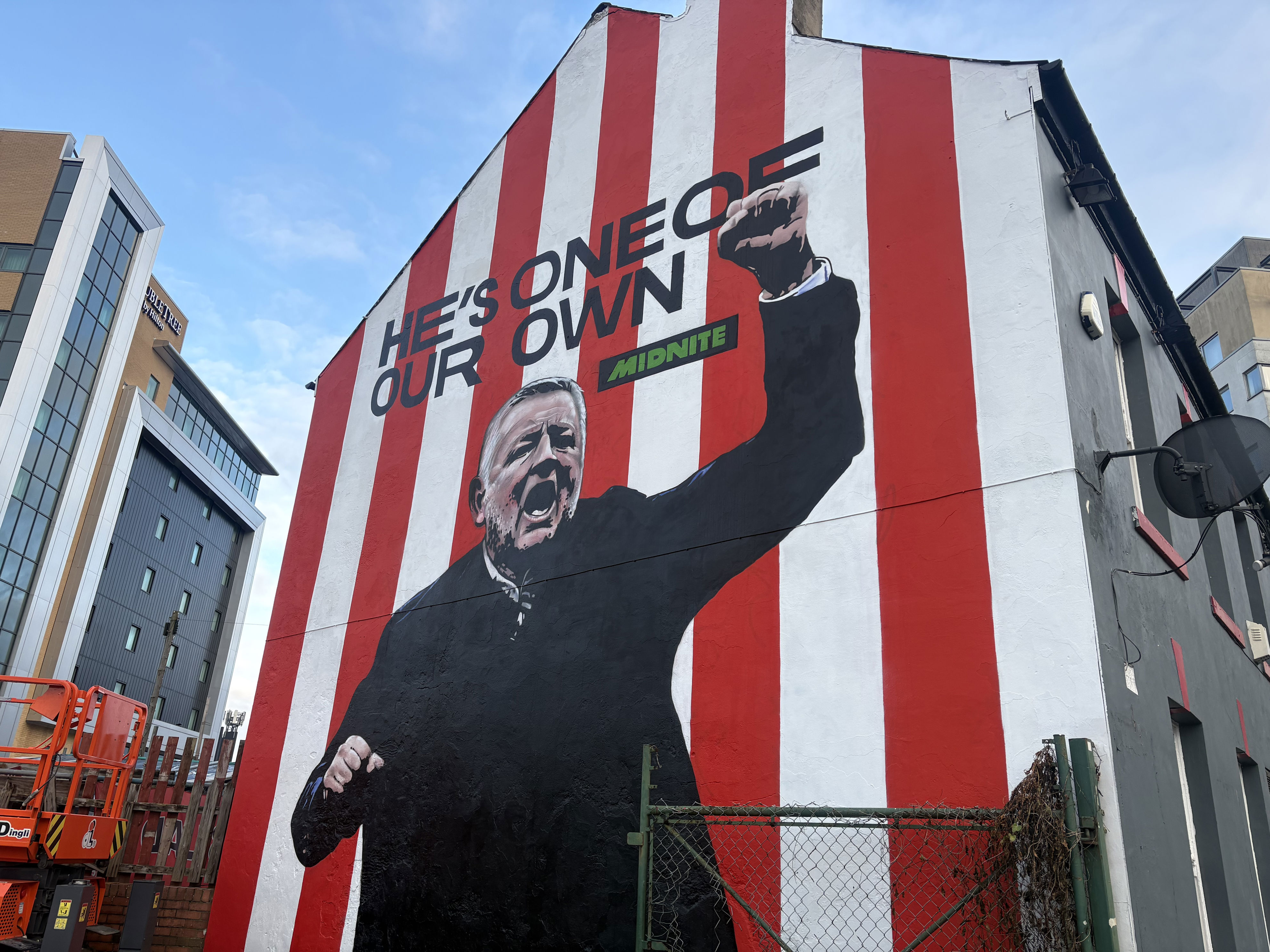 New Chris Wilder mural appears near Bramall Lane