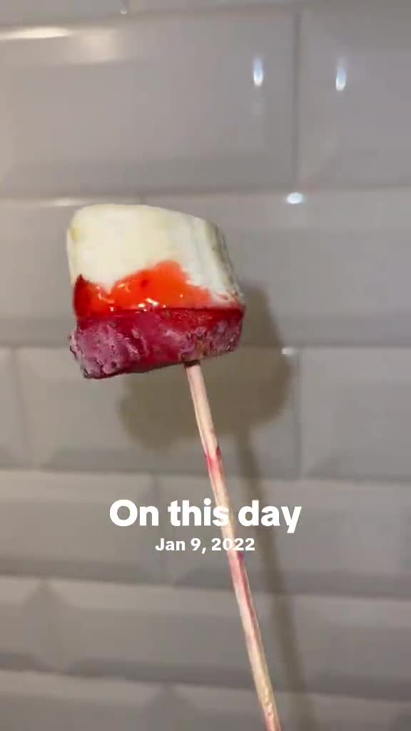 Candy coated fruit pops throwback