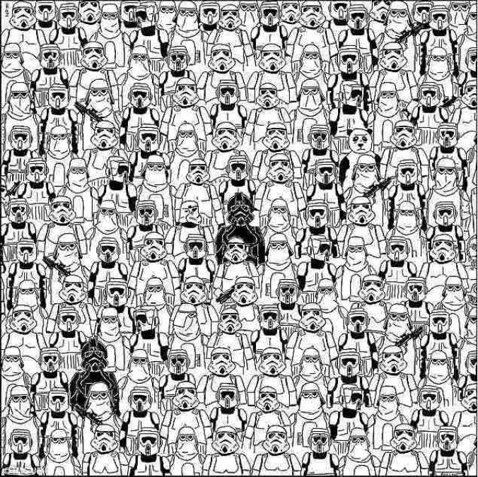 Test your visual acuity in 22 seconds! Can you spot the hidden panda in ...