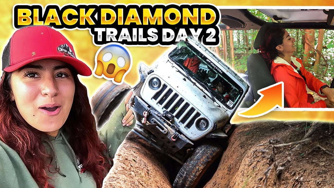 Stock Wrangler JL off-roading at Windrock