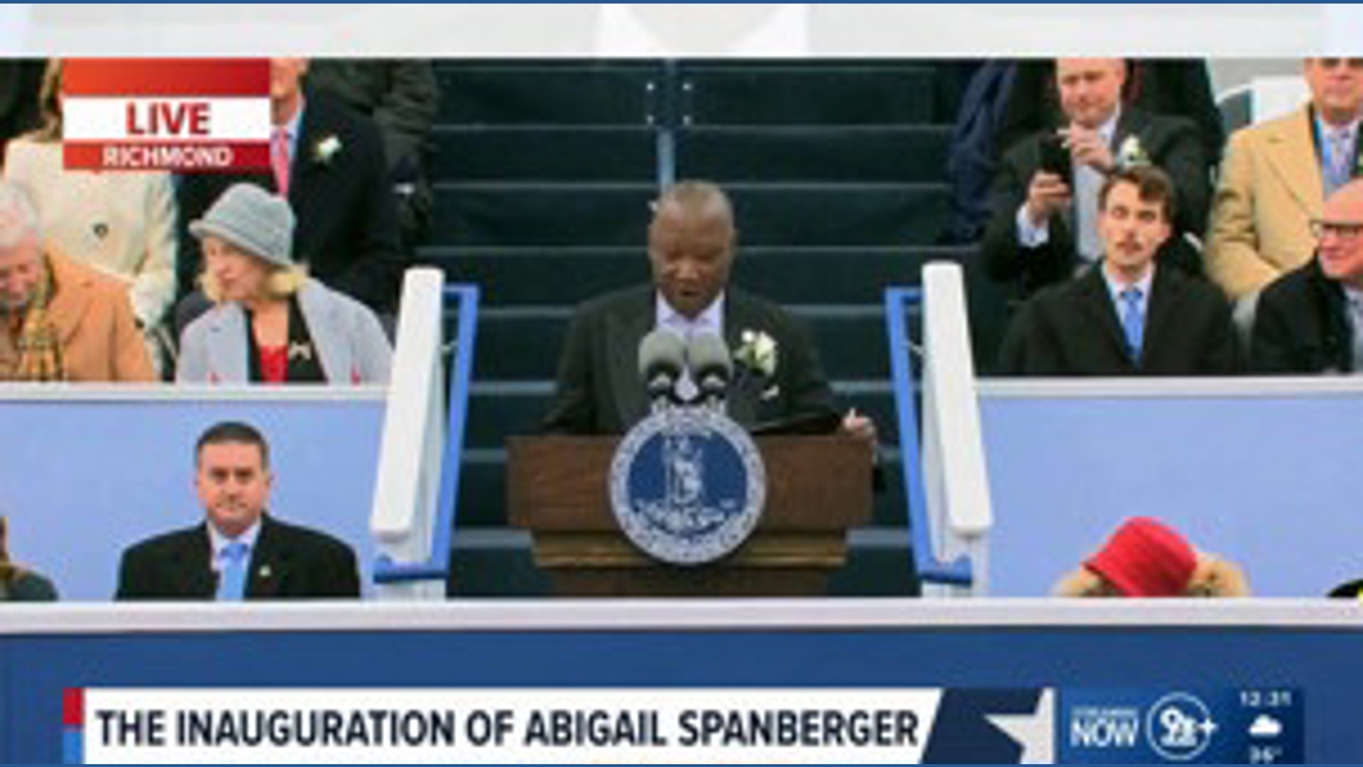 Governor Abigail Spanberger takes oath on grandmother's Bible