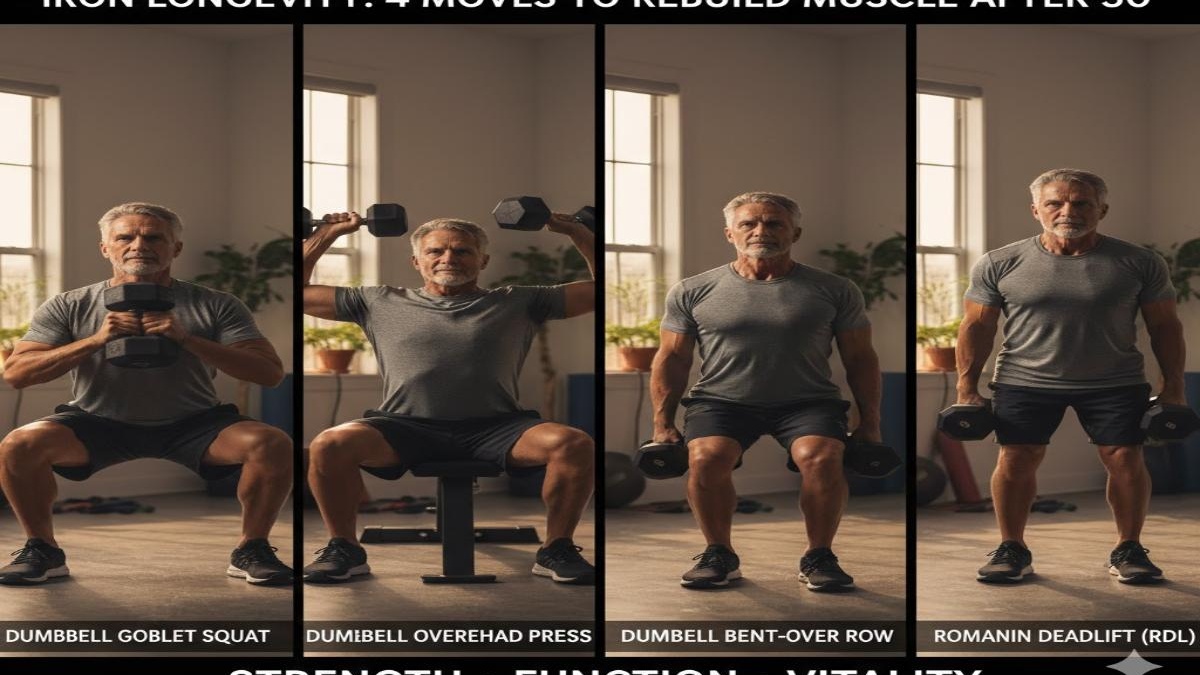 Iron longevity: 4 classic dumbbell moves that rebuild muscle faster ...