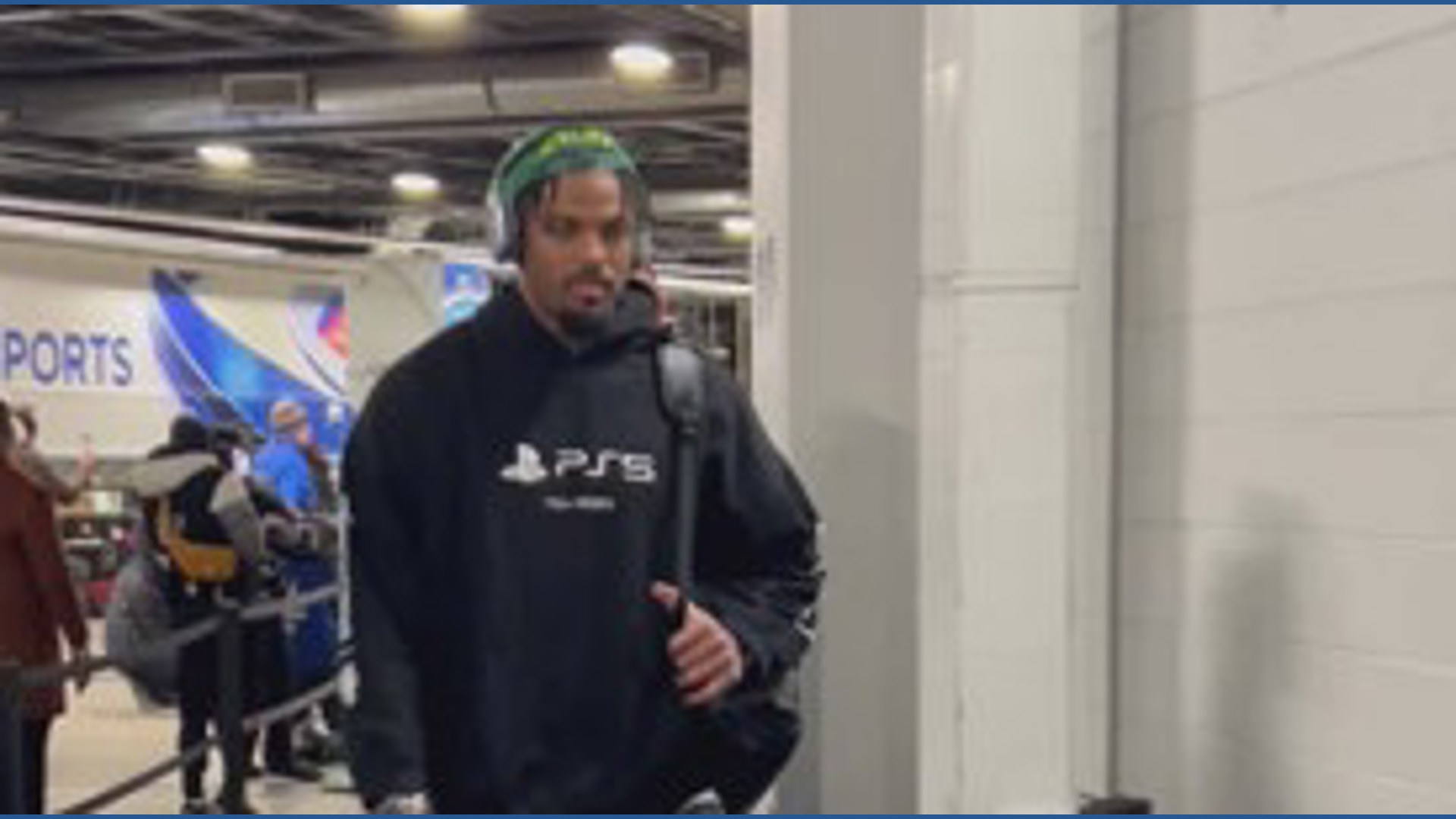 Greg Rousseau and Joey Bosa arrive in Denver