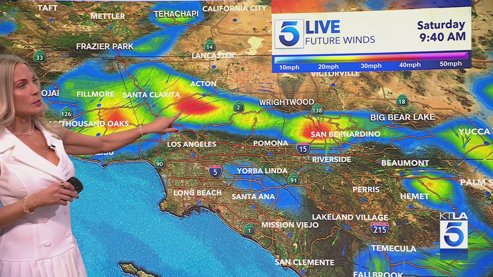 Warm, dry conditions in store for Southern California this weekend