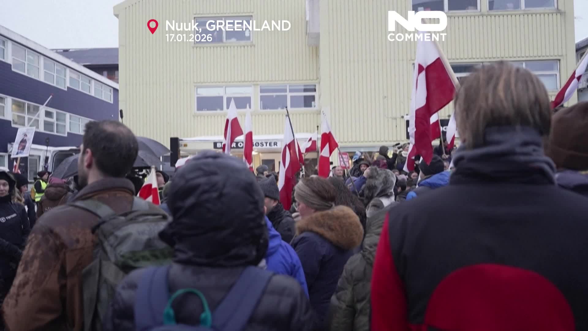 Thousands protest in Nuuk against Trump’s plan to annex Greenland