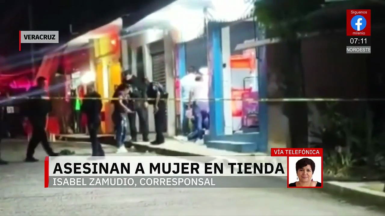 Asesinan a balazos a mujer comerciante dentro de su tienda en Veracruz