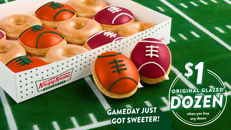 Krispy Kreme unveils Championship Dozen, extends $1 dozens. See deal.