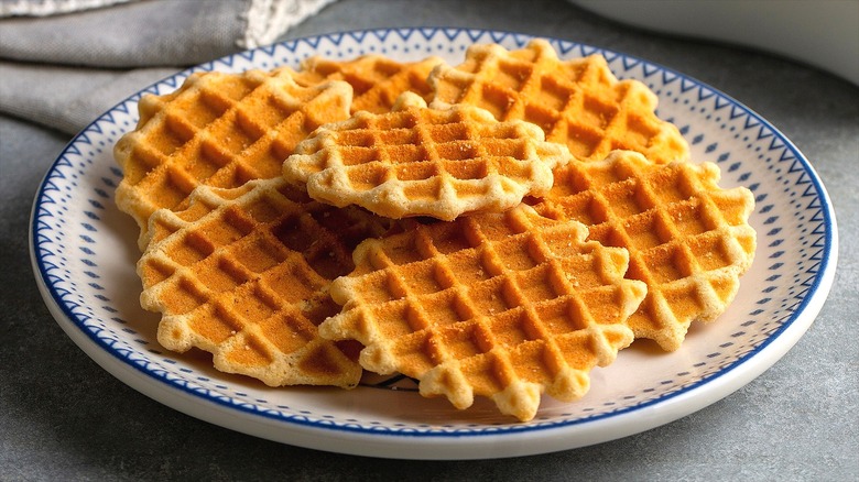 Frozen waffles transform this classic comfort sandwich