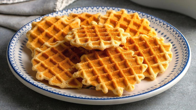 Frozen waffles transform this classic comfort sandwich