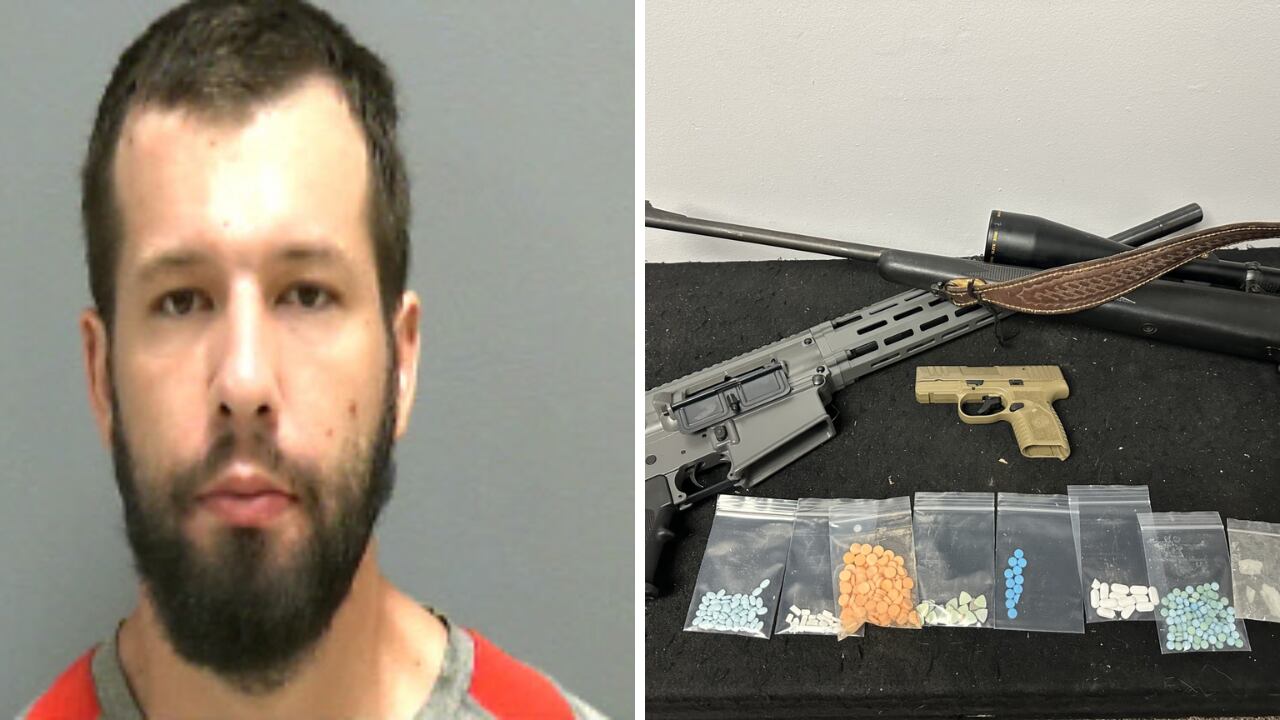 Traffic stop leads to drug, gun bust in Darlington County