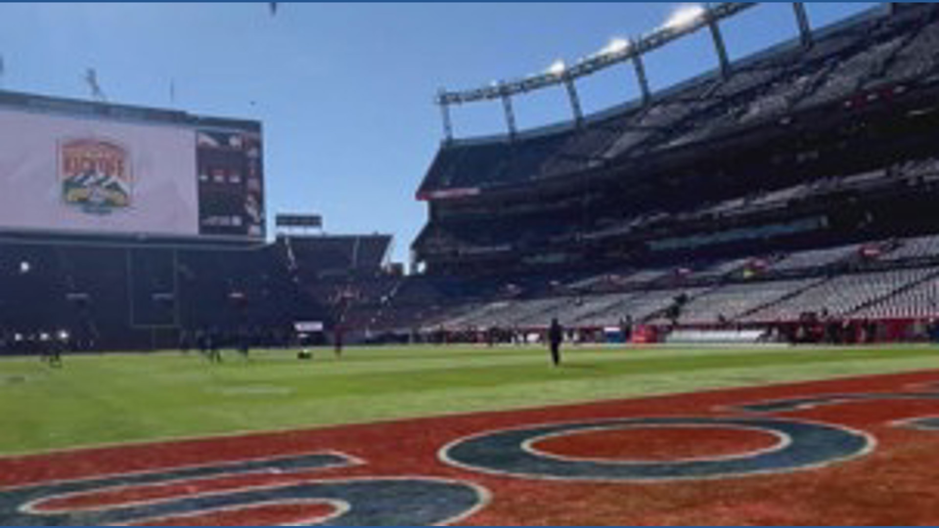 A pregame look at Empower Field at Mile High ahead of Bills-Broncos