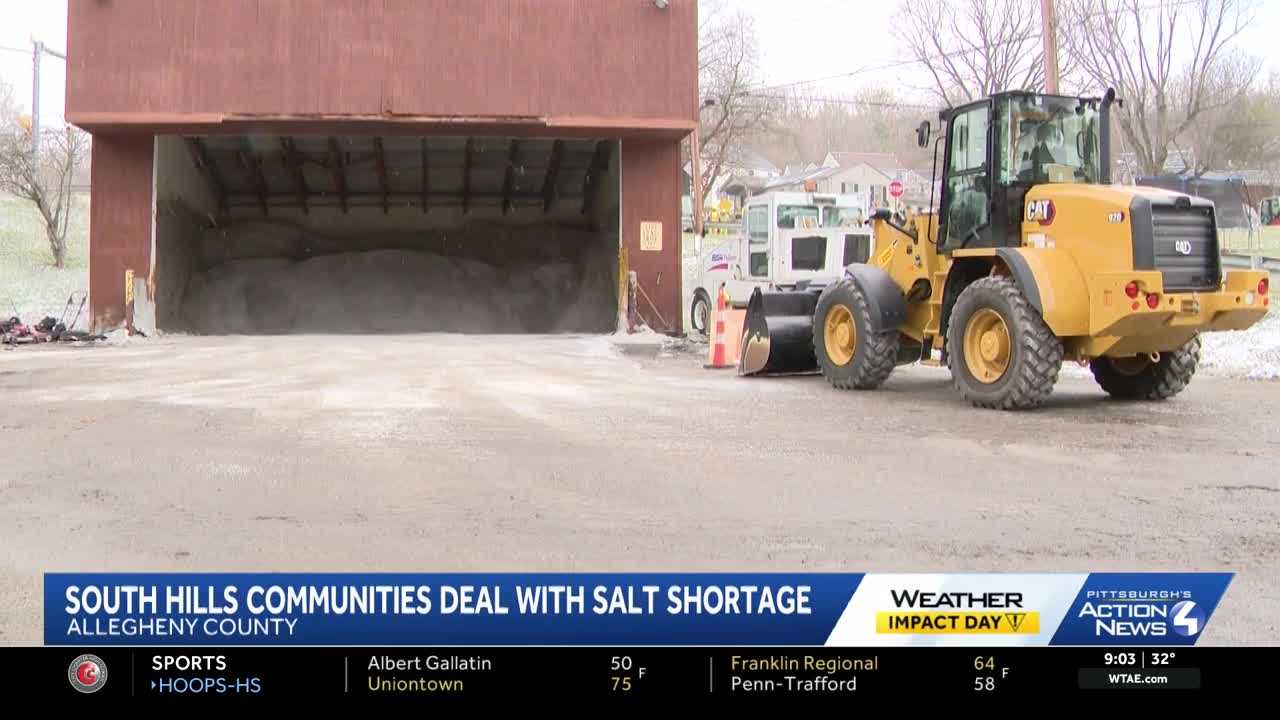 Local municipalities announce salt shortages amid delivery delays
