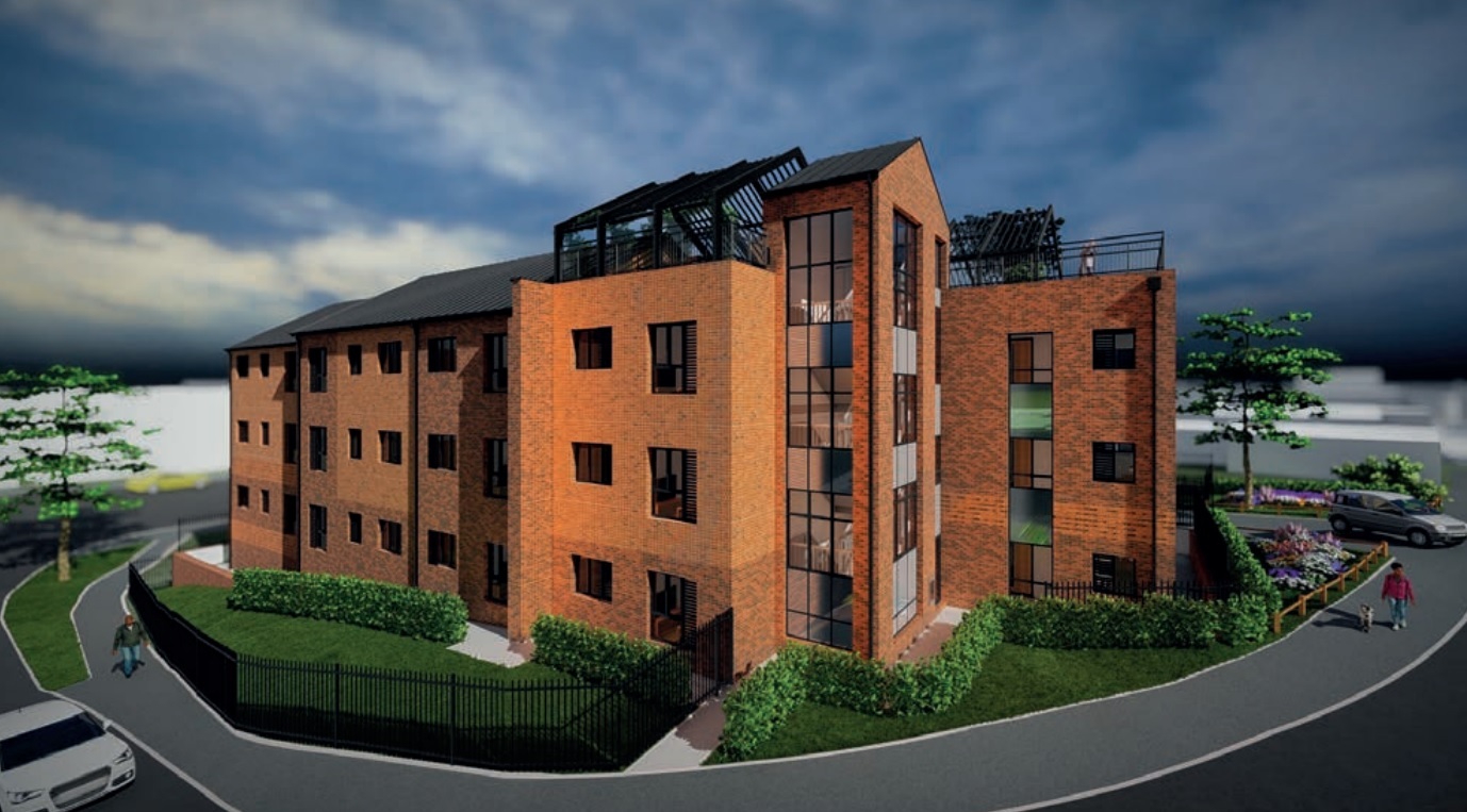 Plans approved to replace 1960s town centre apartment block