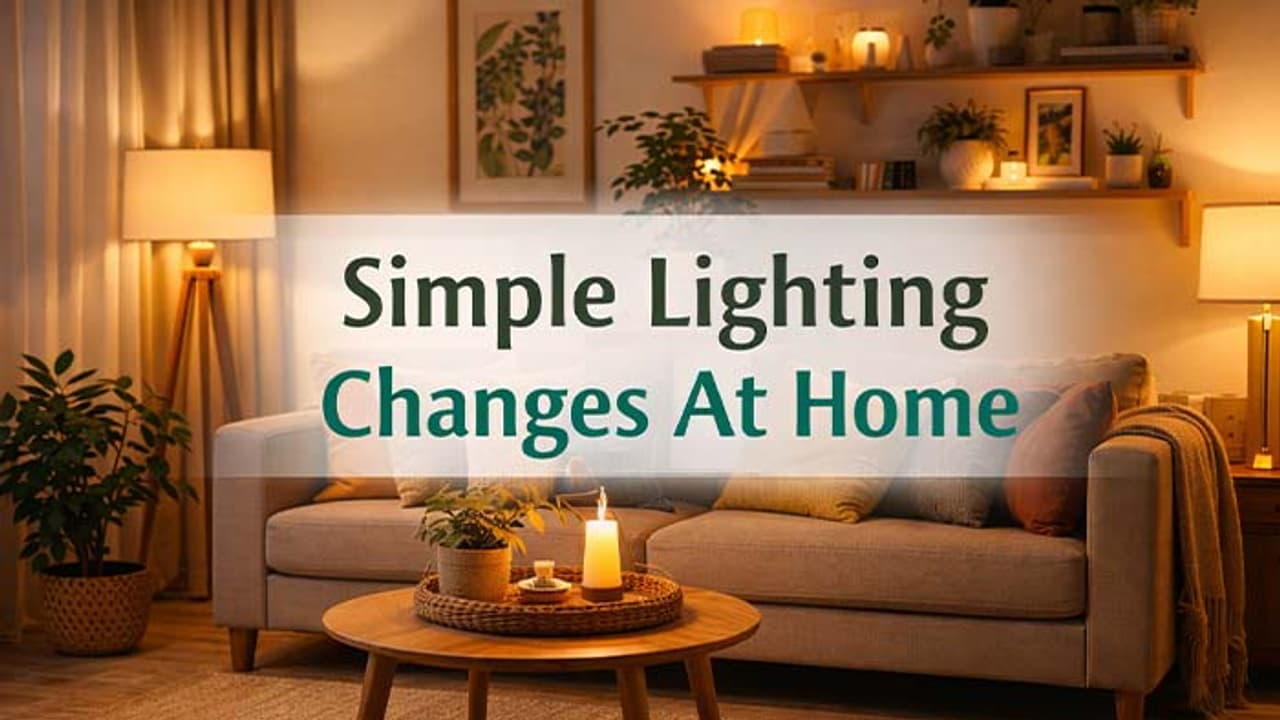 Simple lighting changes that instantly elevate your home interior