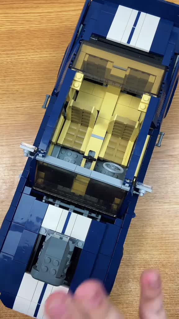 LEGO 1967 Ford Mustang GT Fastback set with wild custom mods