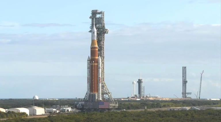 The start of a very long journey: NASA’s Artemis moon rocket makes the ...