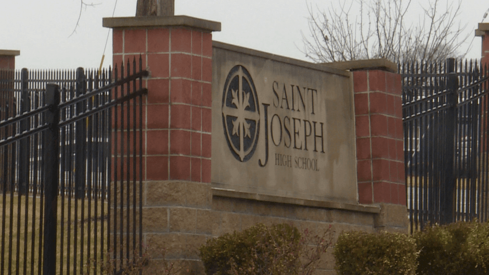 No injuries after Saint Joseph High School van tips over en route to ...