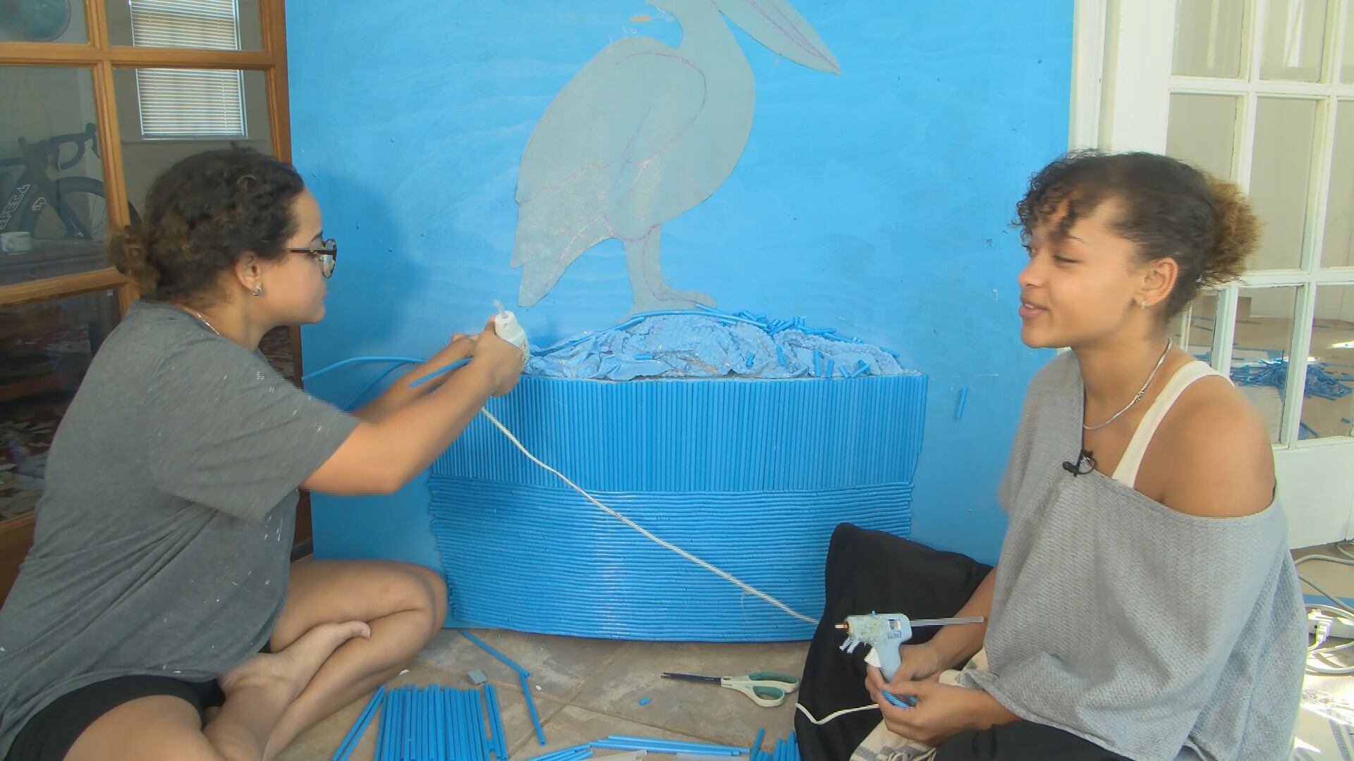 Twin artists turn everyday materials into extraordinary sculptures