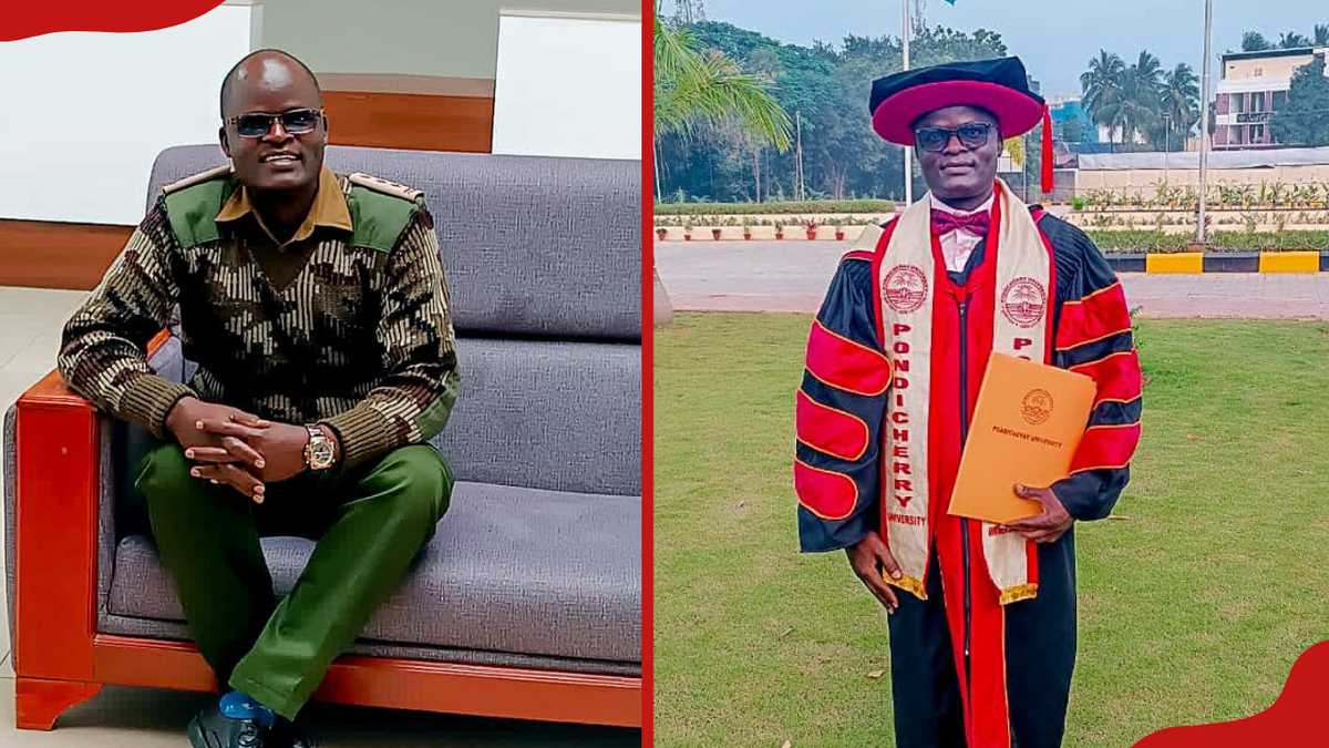 Kenyan police inspector acquires PhD from Indian university: "Testament ...