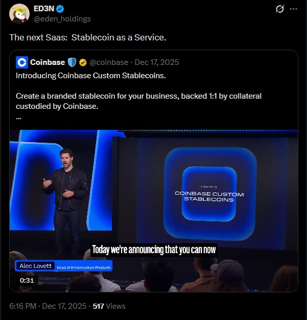 How to create your own stablecoin using Coinbase’s custom stablecoins ...