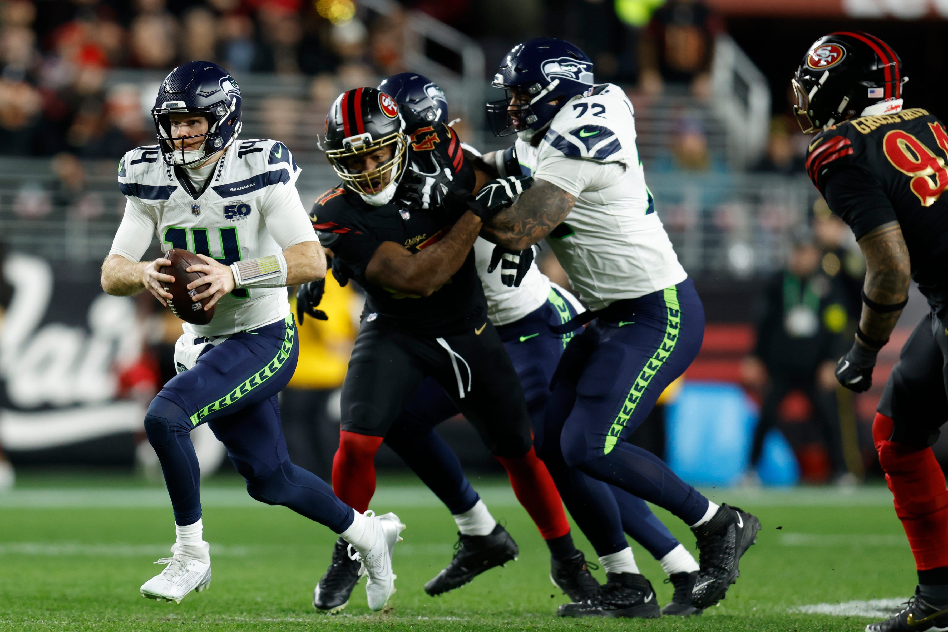 49ers could face Seahawks backup QB in divisional playoff game
