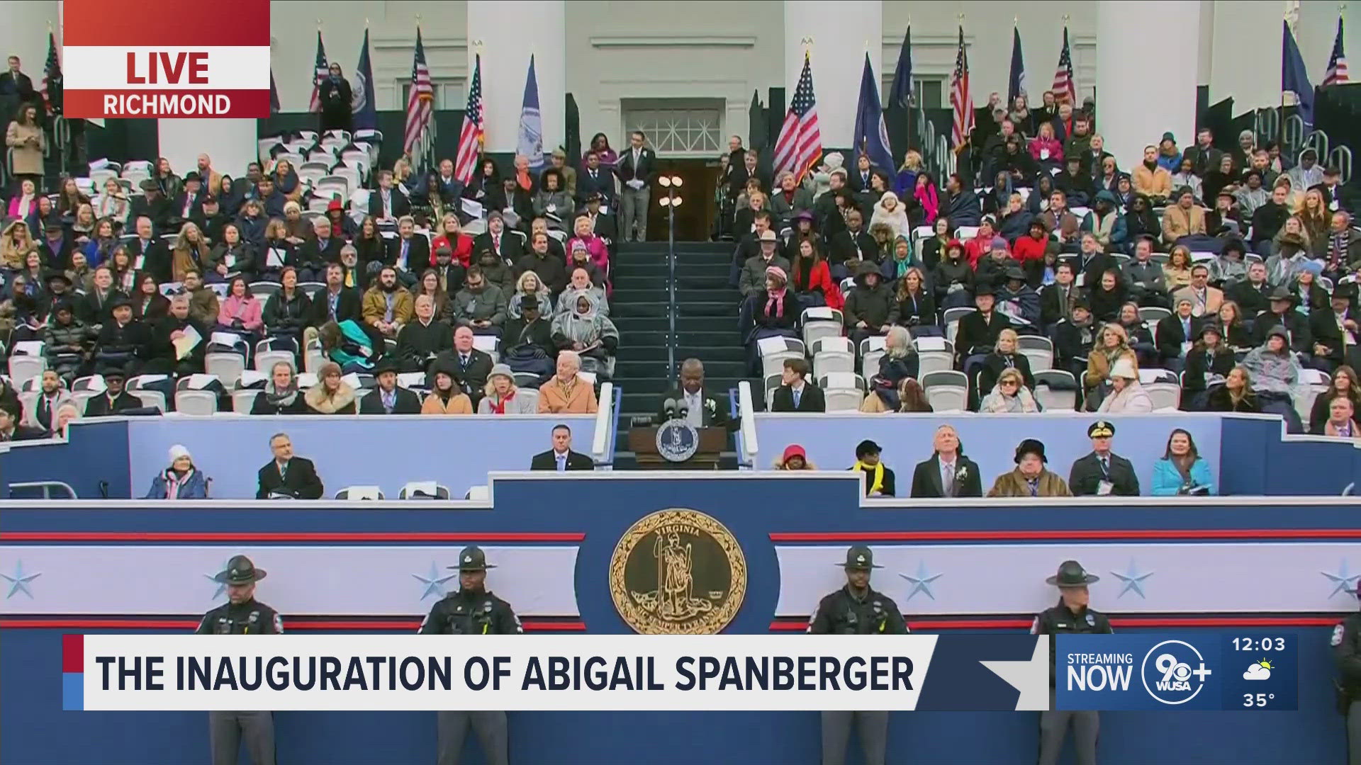 Charniele Herring introduces Virginia delegates, outgoing governor ...