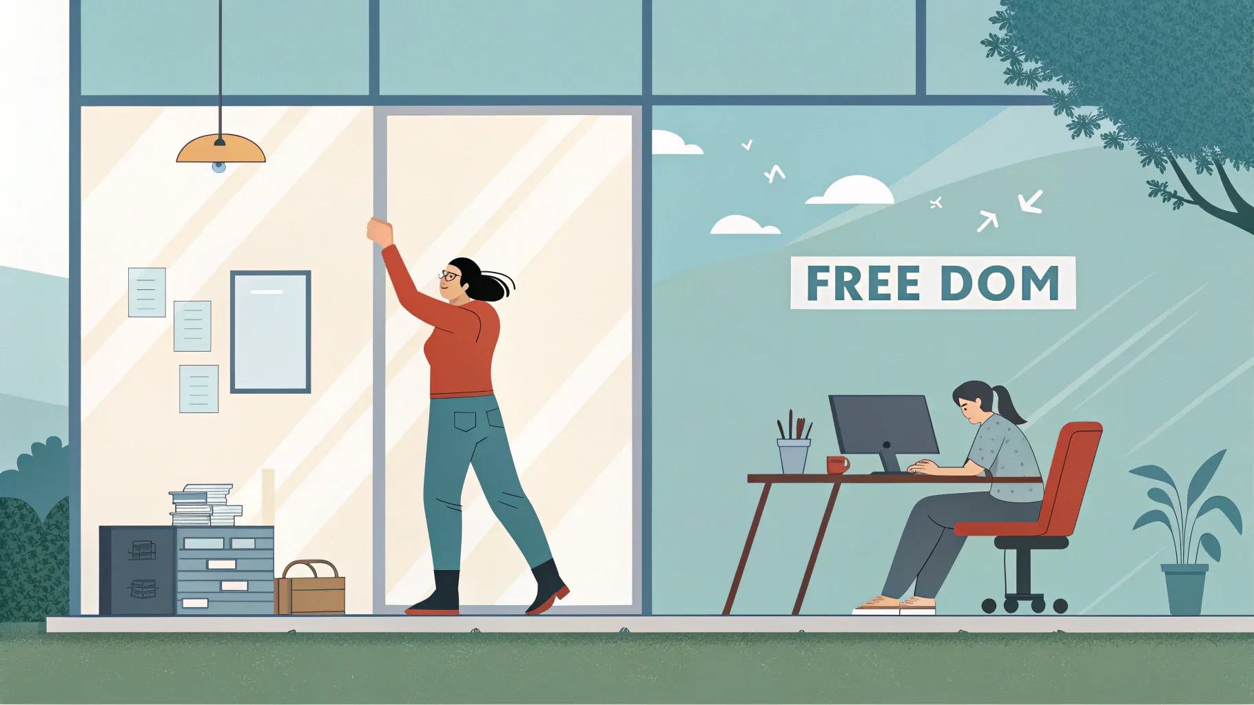 Work feels good—but it can trap you