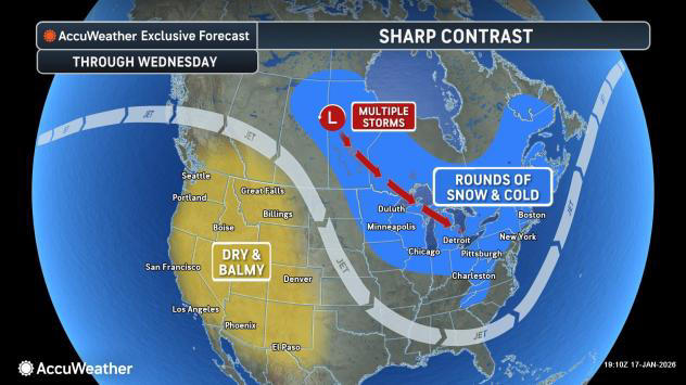 Next clipper storm to spread snow over Upper Midwest, Northeast from ...