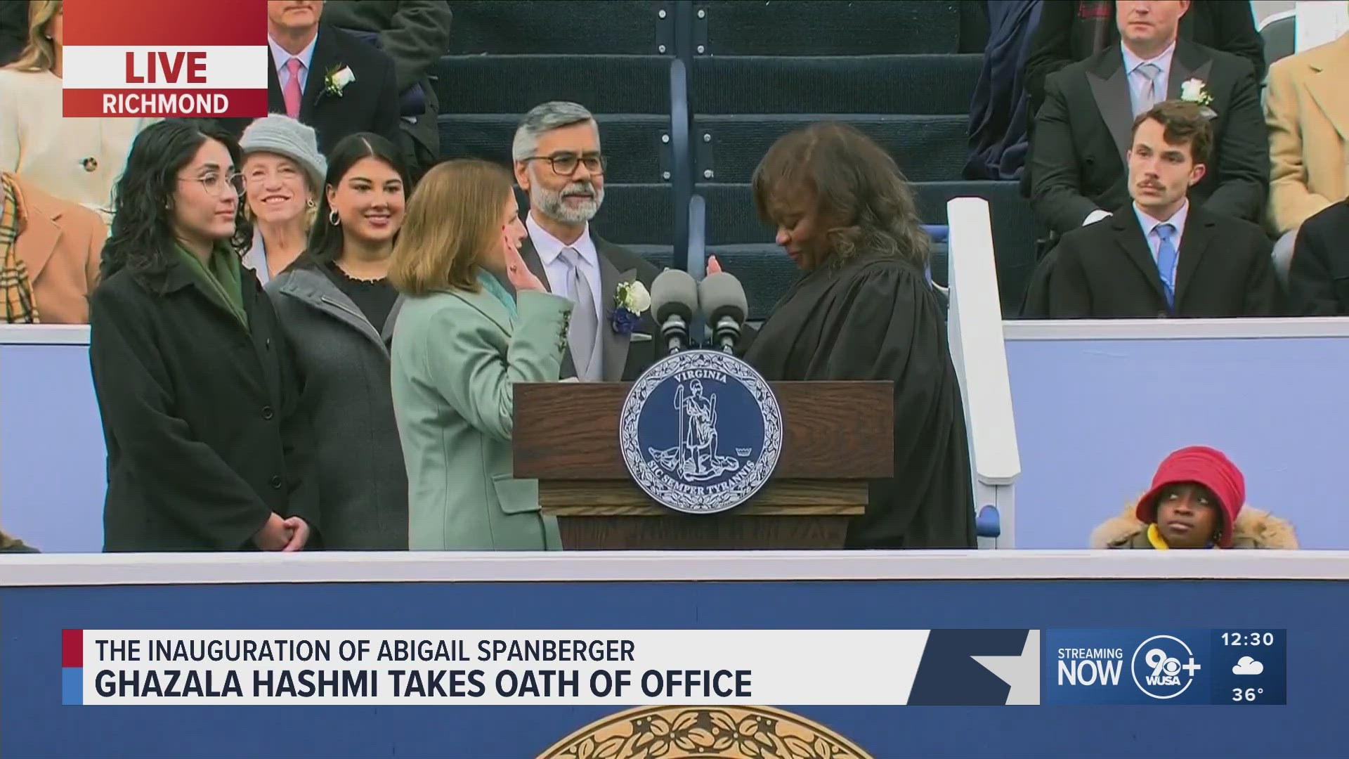 Ghazala Hashmi sworn in as Virginia lieutenant governor using the Quran