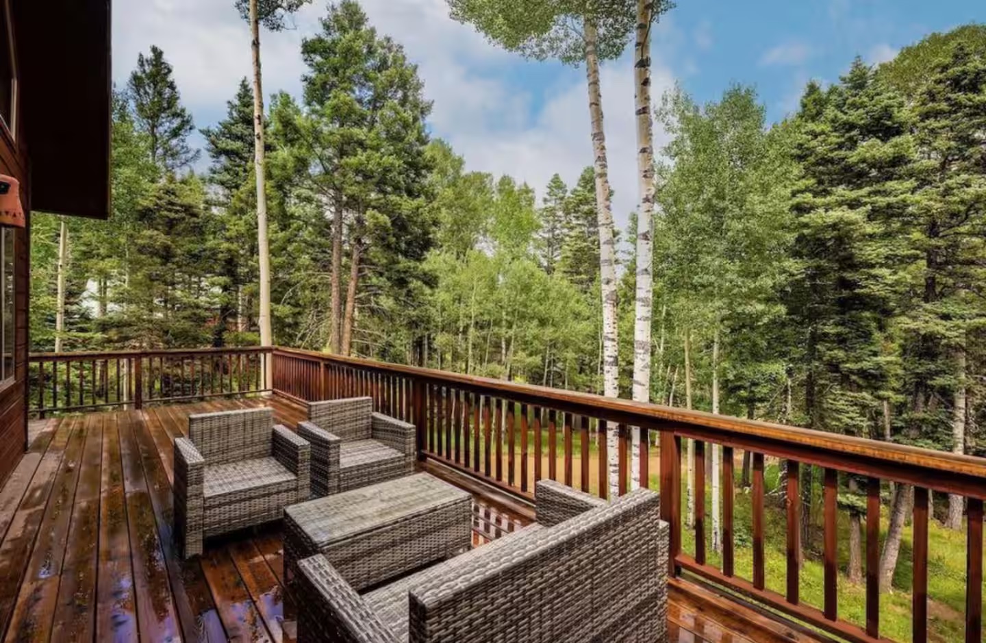 This snowy New Mexico cabin is the coziest winter escape