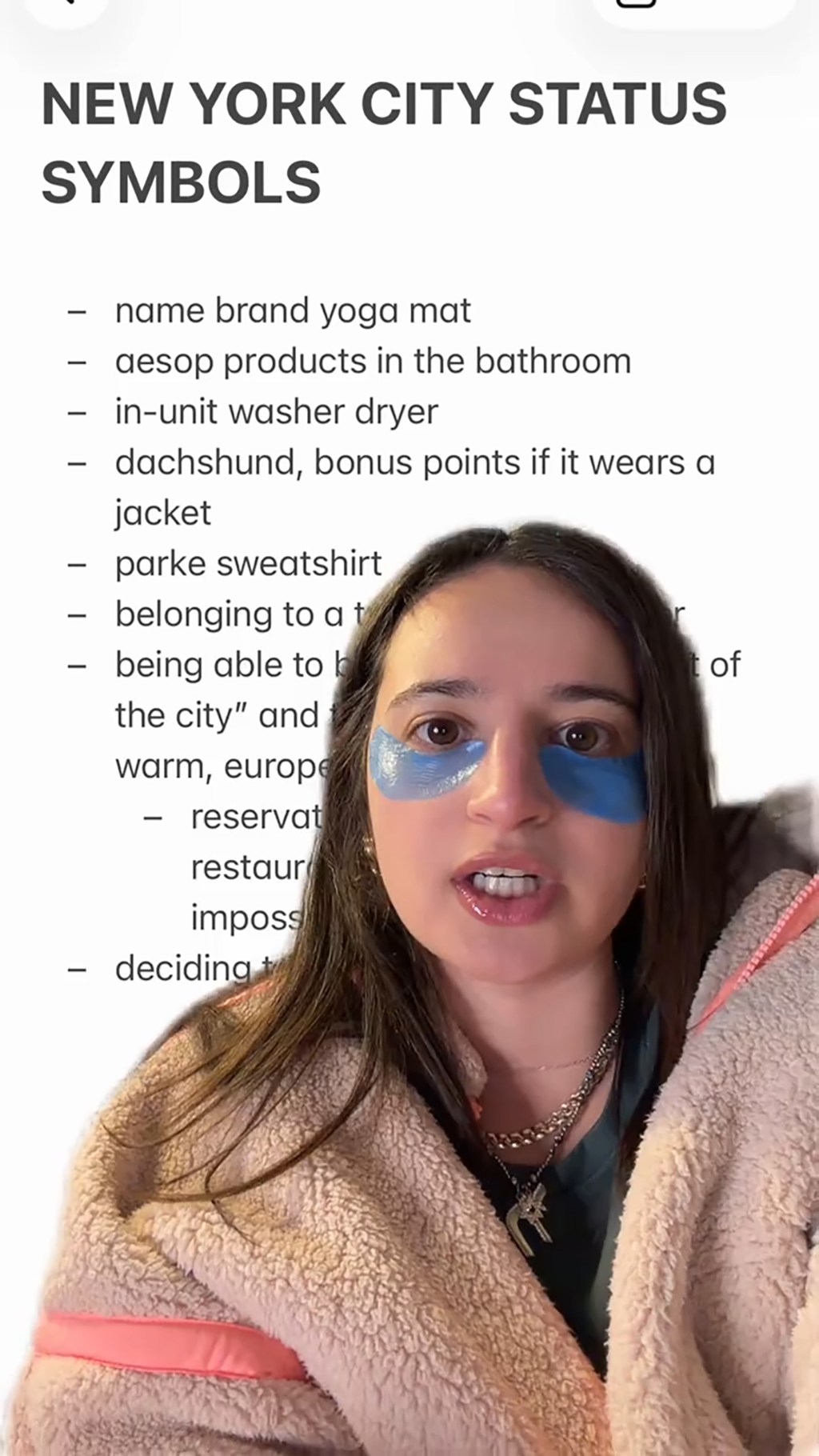 List of 'status symbols' for Manhattan's Gen Z elite sparks debate ...