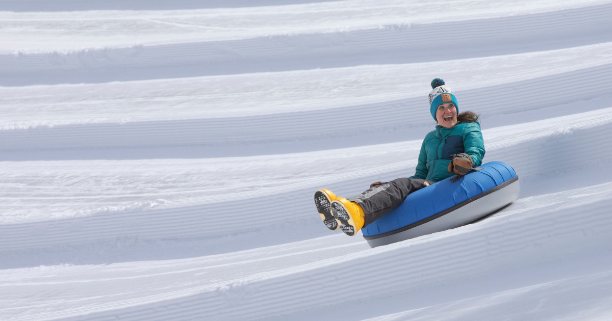 You don't need to ski to love this snow tubing hill in New Hampshire