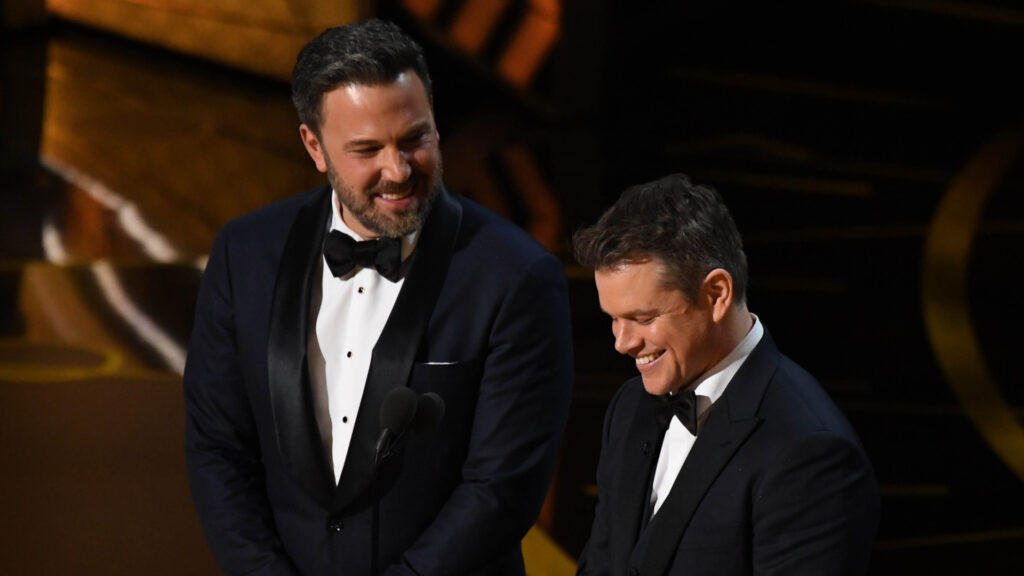Matt Damon, Ben Affleck swoon over Drake Maye in interview