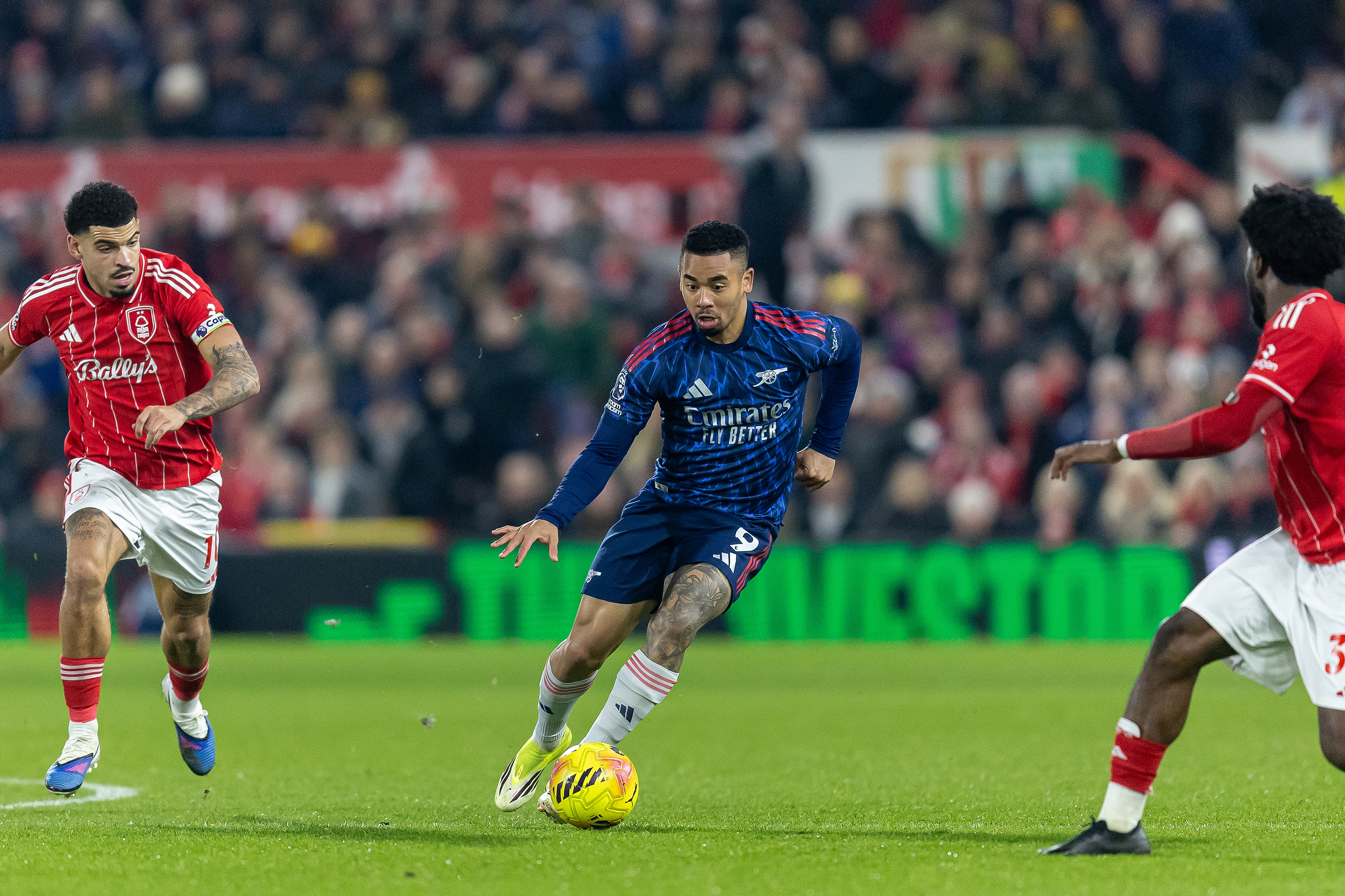 Arsenal kan strijdend Nottingham Forest niet op de knieën krijgen