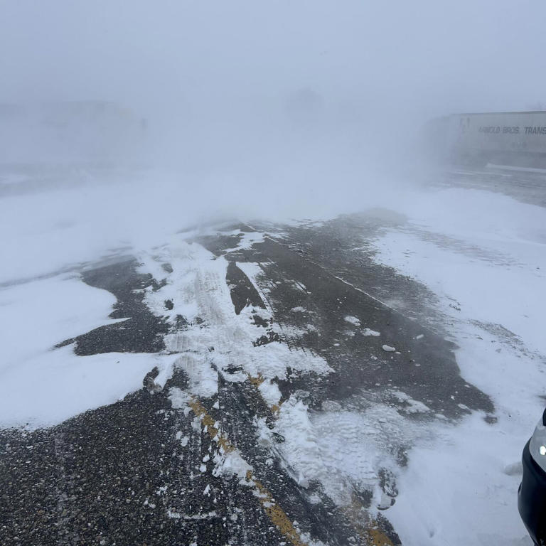 Stretch of Trans-Canada Highway in Manitoba closed again amidst blowing ...