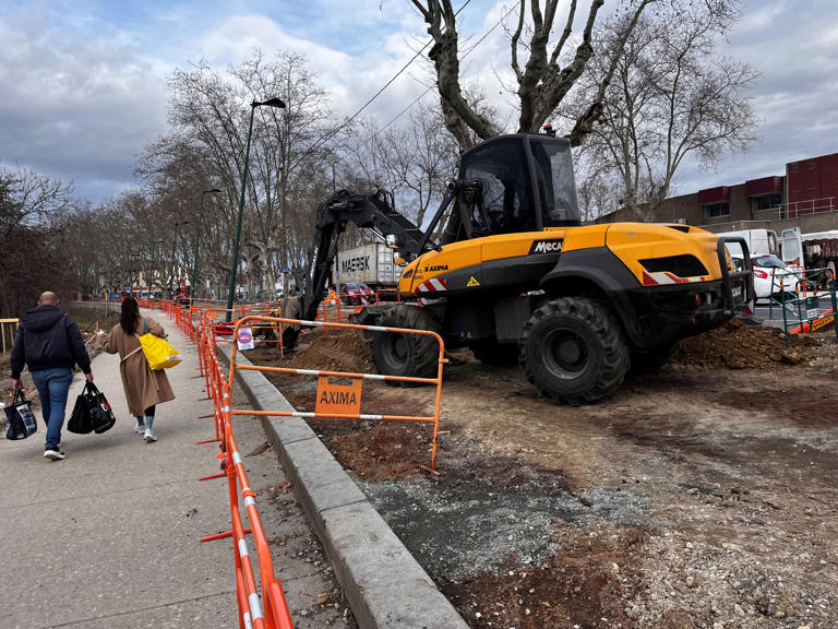 A Neuville-sur-Saône, les travaux de réaménagement des quais dans leur ...
