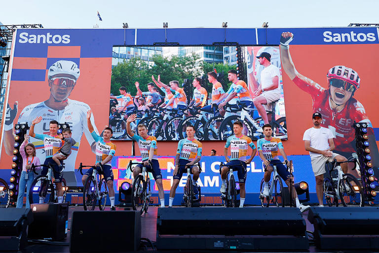 A first look at the 2026 pro jerseys from the Tour Down Under