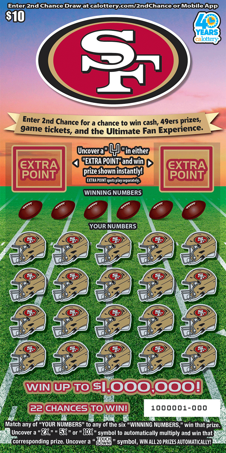 Stockton shopper wins $1 million with San Francisco 49ers Scratchers ticket