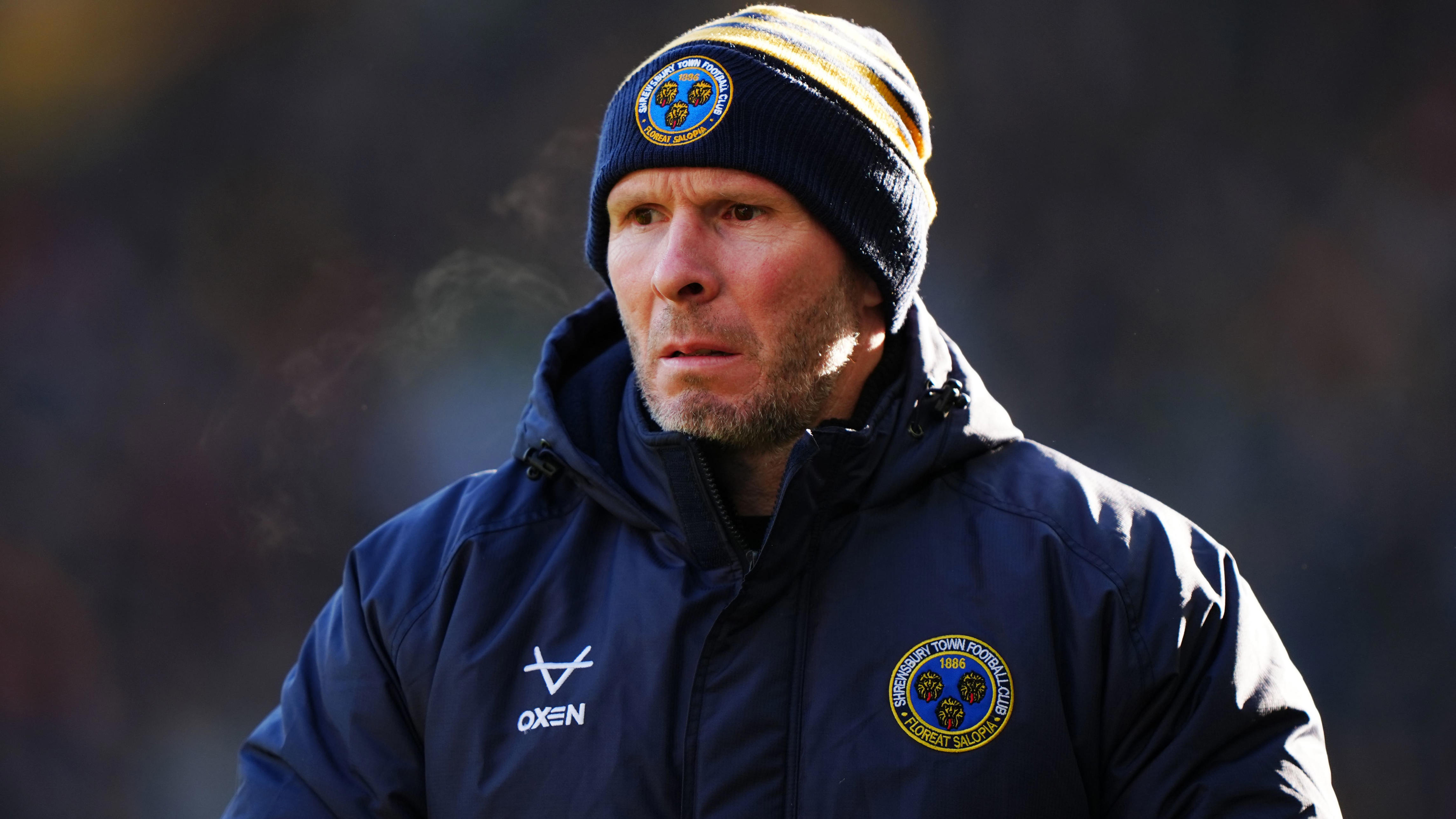 Michael Appleton a relieved man as Shrewsbury edge 10-man Harrogate