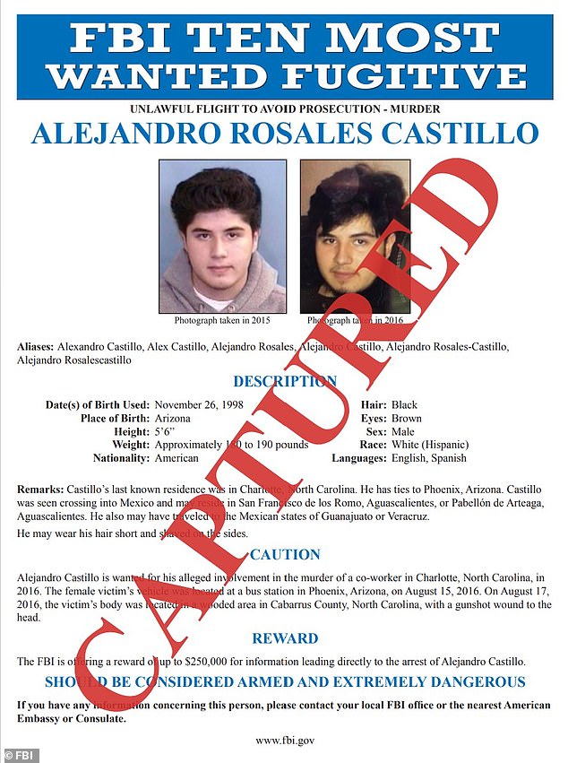 FBI nabs fugitive 'murderer' on top ten most wanted list following ...