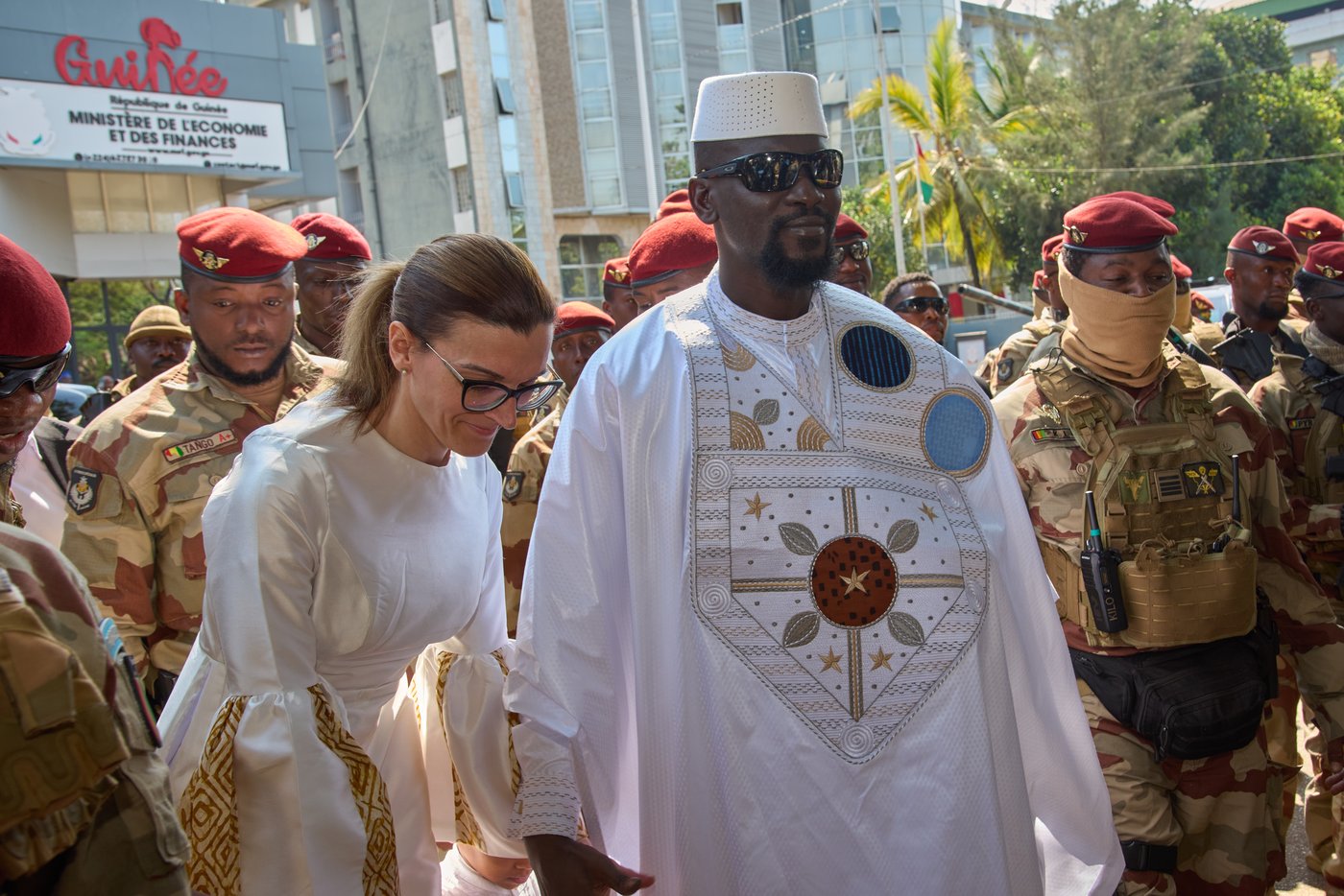 Guinea's Doumbouya is sworn in as president, cementing transition from ...