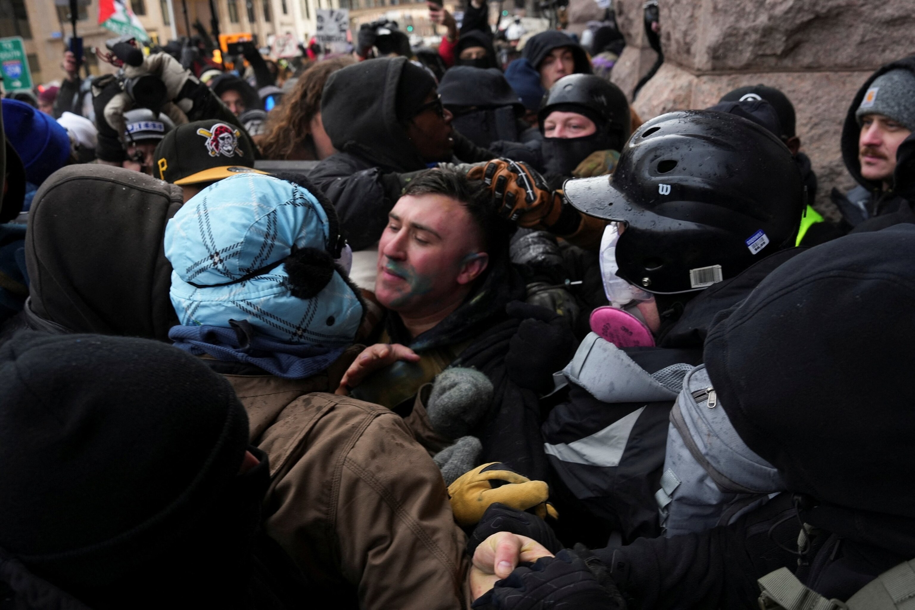 Minneapolis ICE shooting live updates: Protests get tense near City Hall