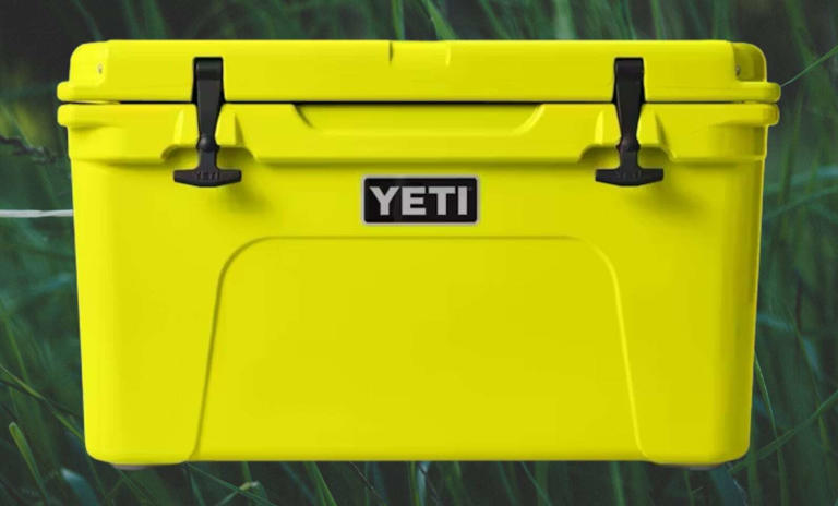 Yeti is offering a rare deal on its Tundra 45 cooler in Firefly Yellow