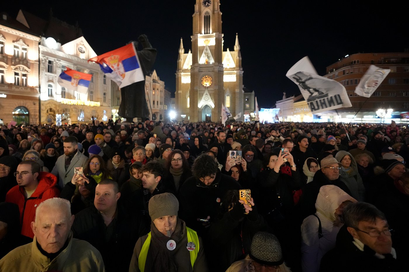 Thousands rally in Serbia as students vow to continue fight against ...